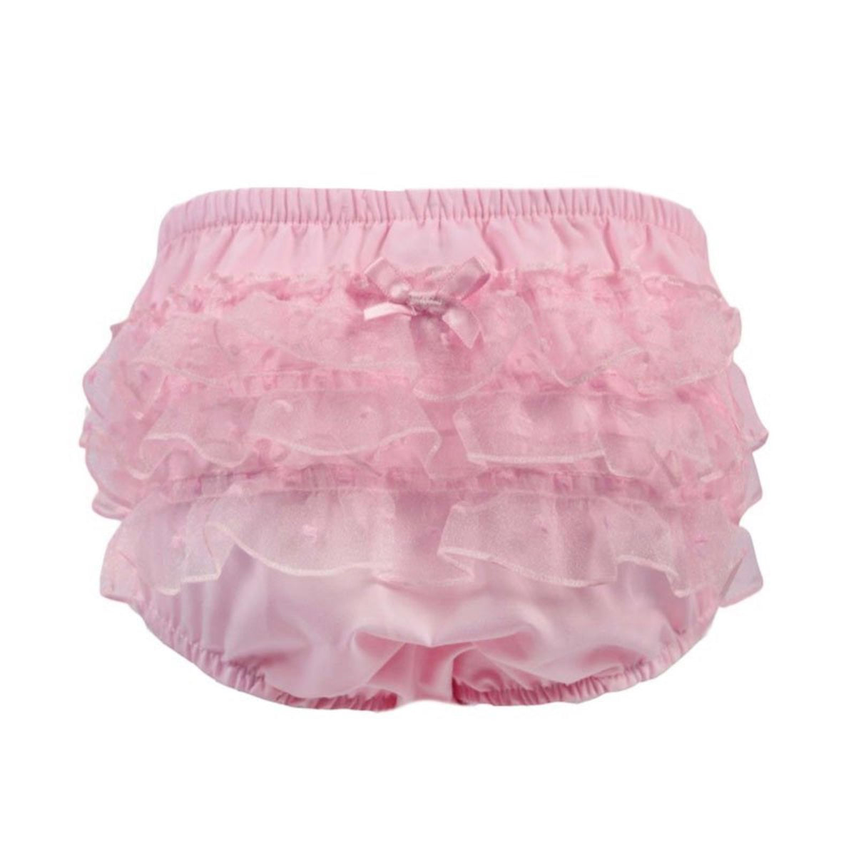 Baby Girls Frilly Lace Pants with Bow, Traditional Frilly Knickers ...